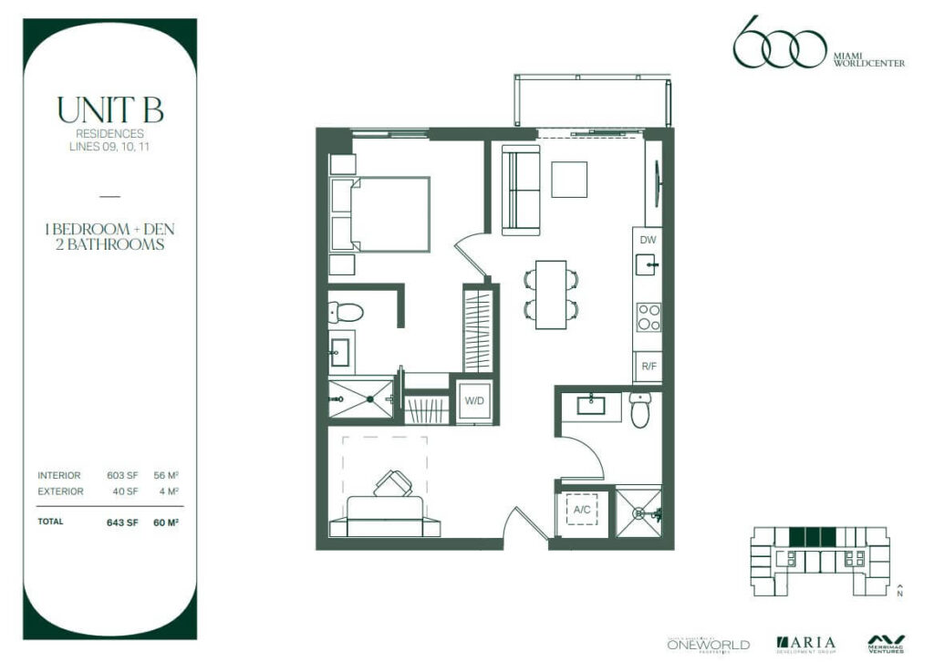 Floor Plan - 600 Miami World Center